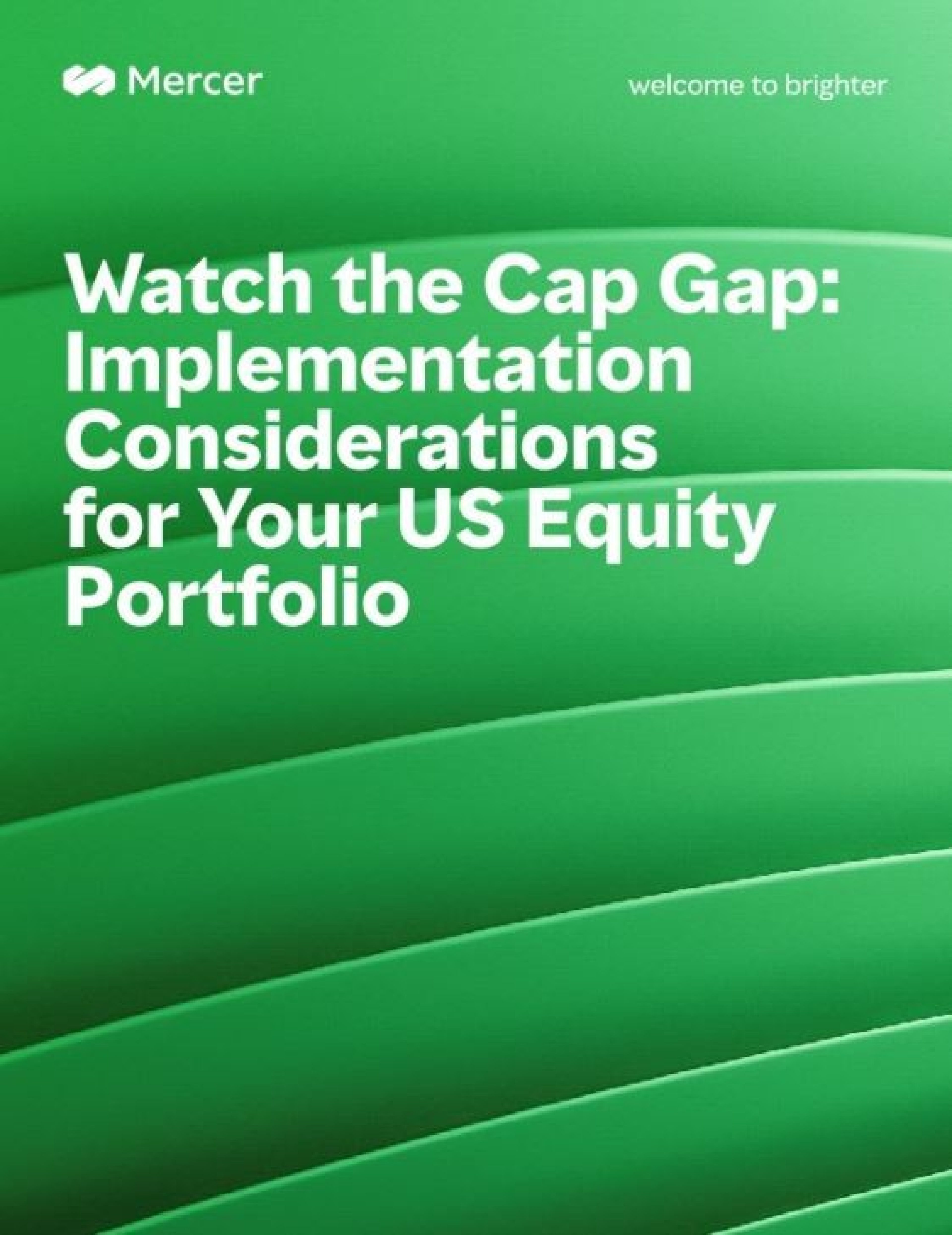 Watch the Cap Gap